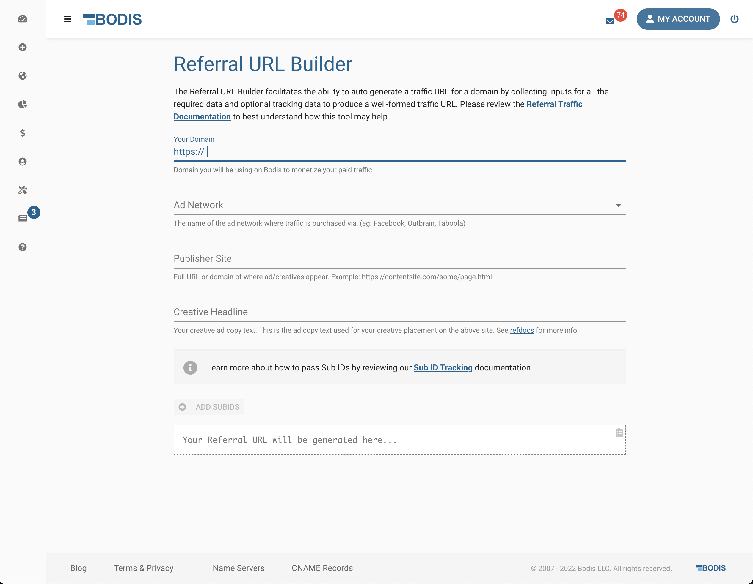Referral URL Builder